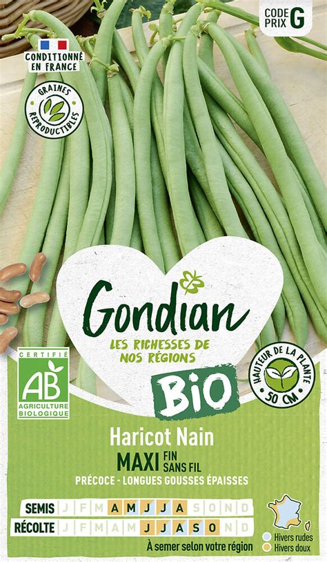Haricot Maxi Bio Gondian Bricomarché