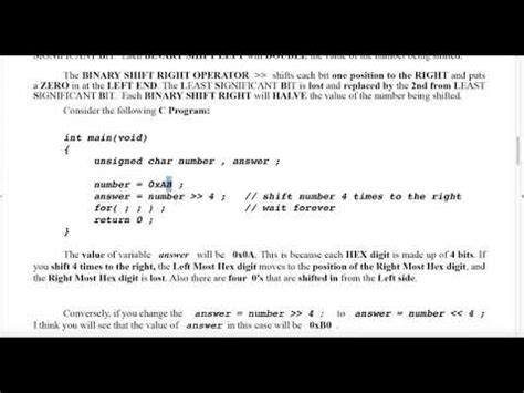 BITWISE OPERATORS IN C Part YouTube