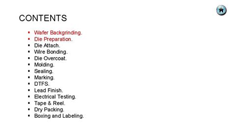 Chapter 3 Part 1 General Semiconductor Packaging Process