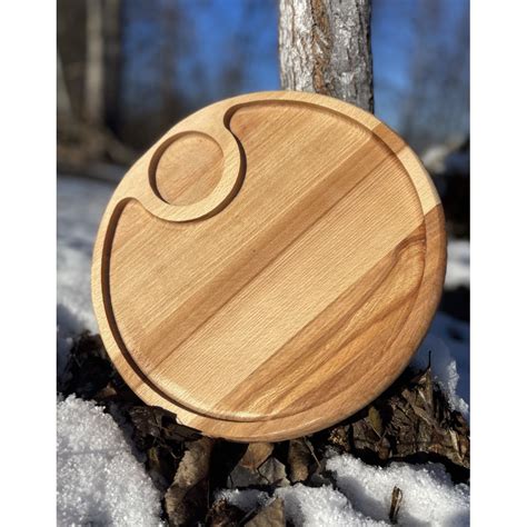 Купити Менажниця дерев з соусником Д 30 см арт 00609 за ціною 174 00