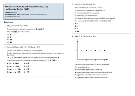 2 arithmetic series y12 1 sanda 2ua 2015 hsc 3 mc 2 financial