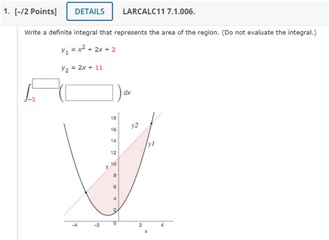 Solved 1 [ 2 Points] Details Larcalc11 7 1 006 Write A