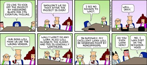 Team Meeting Dilbert