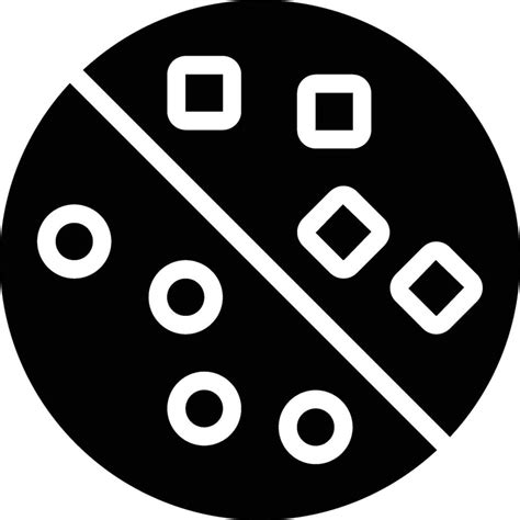Clustering Cluster Analysis Grouping Glyph Solid Icon 59379317 Vector