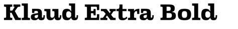 Klaud Extra Bold Fuente Webfont And Desktop Myfonts