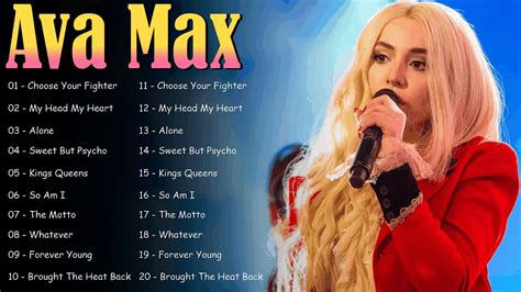 Ava Max Top Songs Playlist 2026 Greatest Hits Full Album Version