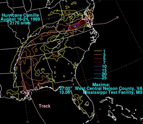 Hurricane Camille August 16 21 1969