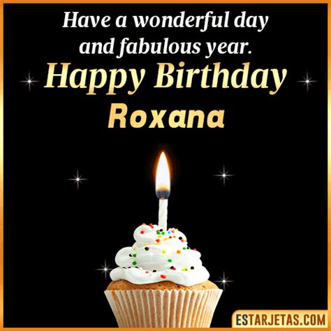 Feliz Cumpleaños Roxana Imágenes  Tarjetas Y Mensajes