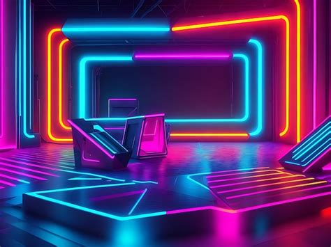 Premium Photo 3d Rendering Abstract Background Ai Generator