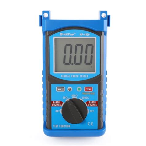 Resistance Tester Digital Earth Ground Resistance Meter Megohmmeter In