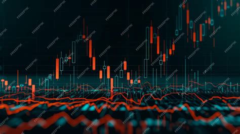 Premium Photo Stock Market Data Analysis Financial Trends And Trading