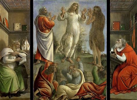 Buy A Digital Copy Sandro Botticelli Transfiguration St Jerome St Augustine Rome Arthive