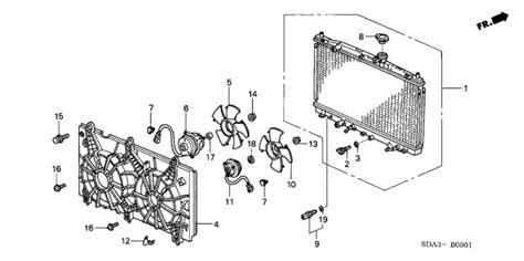 19010 Raa A52 Genuine Honda Radiator Valeo