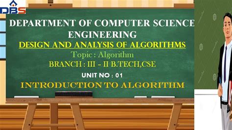 Algorithm Design And Analysis Of Algorithms Computer Science