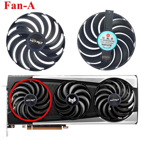 AZJ Fan Video Card 87MM FDC10H12D9-C 95MM FDC10U12D9-C For Sapphire ...