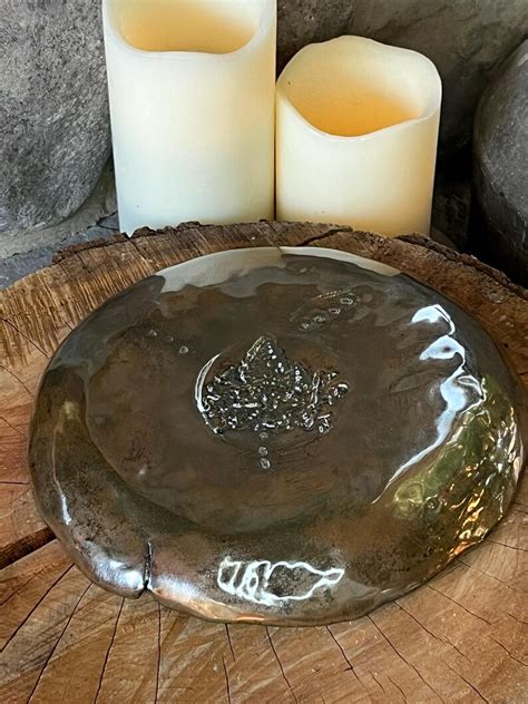 Decorative Large Rust Arborvitae Plate Etsy