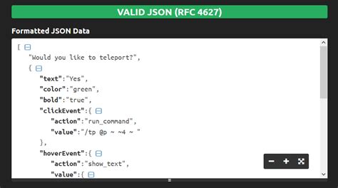 Minecraft Java Edition Minecraft Commands How Do I Fix Invalid Json Errors Arqade