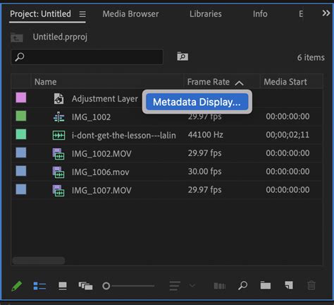 Solved Adding Custom Metadata To Scenes Or Timecodes Ran Adobe