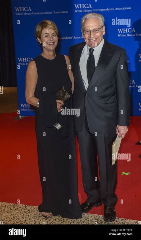 Writer Elsa Walsh L And Journalist Bob Woodward Arrive For The White House Correspondents