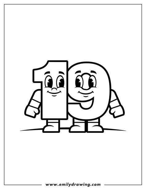 Numberblocks Coloring Pages Emily Drawing