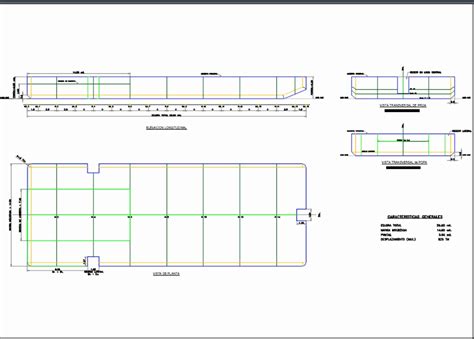 Displacement Boat In Autocad Download Cad Free 116 81 Kb Bibliocad