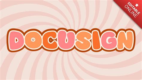 DocuSign Retro Lettering Font Text Effect Generator DocuSign Retro Lettering Font Text Effect Generator
