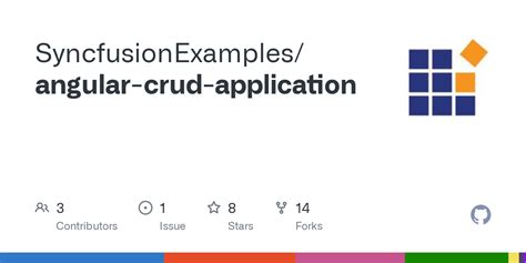 GitHub SyncfusionExamples Angular Crud Application