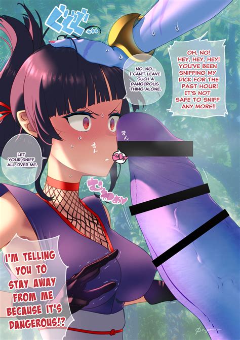 Rule 34 1boy 1girls Artist Request Black Hair Blue Skin Censor Bar