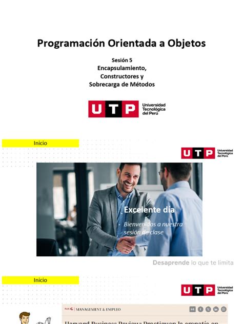 S03 S1 Encapsulamiento Constructores Y Sobrecarga De Métodos Pdf