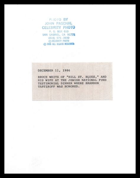 Bruce Weitz Et Vivian Davis