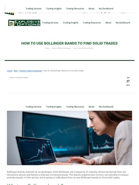 Using Bollinger Bands For Options Trading Pdf Option Finance
