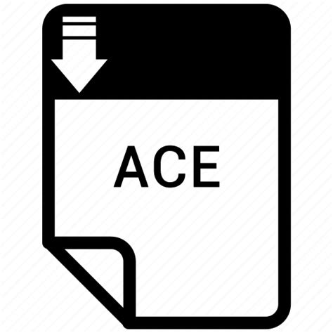 Ace Document File Format Icon Download On Iconfinder