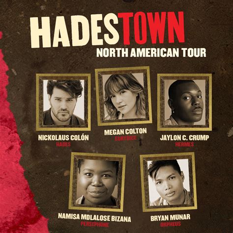 National Tour Cast Announced Hadestown Broadway Theatre League