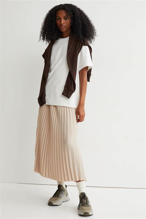 H M Pleated Skirt