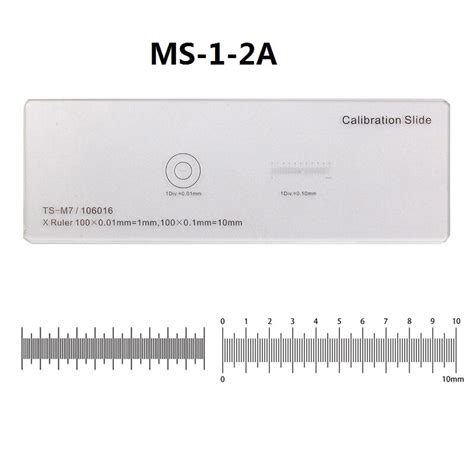 Microscope Calibration Stage Micrometer Glass Slid Vicedeal