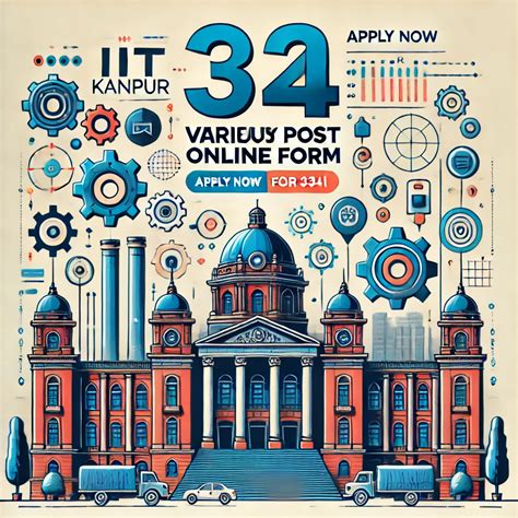 IIT Kanpur Various Post Online Form