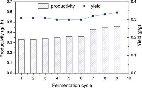 The Profiles Of Malic Acid Productivity And Yield In Fermentation