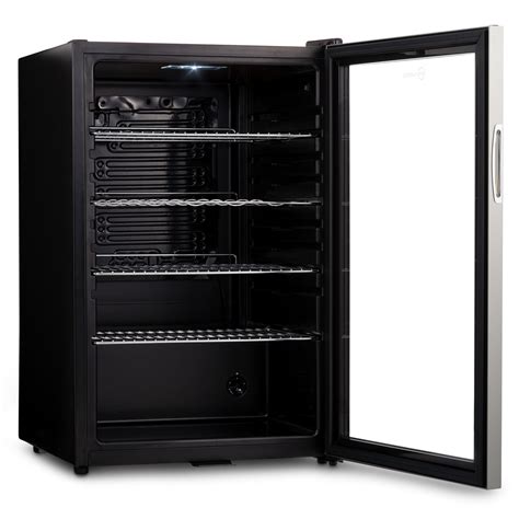 Beer Fridge 115 Litre Glass Door Fridge Stainless Steel Clearance
