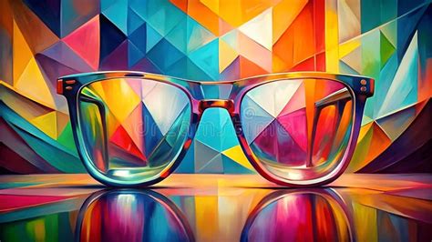 A Symphony Of Spectacles An Abstract Exploration Of Glasses Through