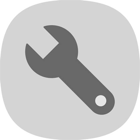Wrench Flat Curve Icon 39232484 Vector Art At Vecteezy