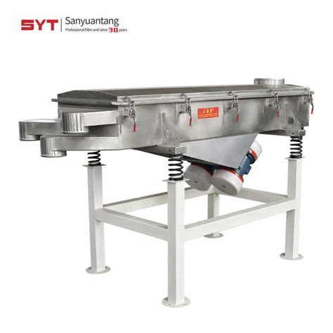 Food Processing Linear Vibrating Sieve Machine For Grading Nuts