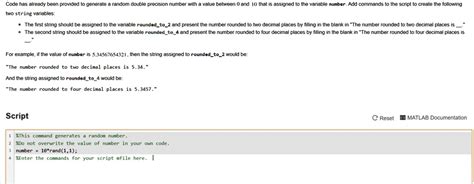 video solution code has already been provided to generate a random