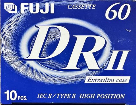 Fuji Dr Ii Iec Ii 60 Audiokassette Neu Und Originalverpackt In