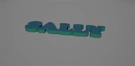 Sally Name Stand 3d Print You Name Sally By Kittenrun Download