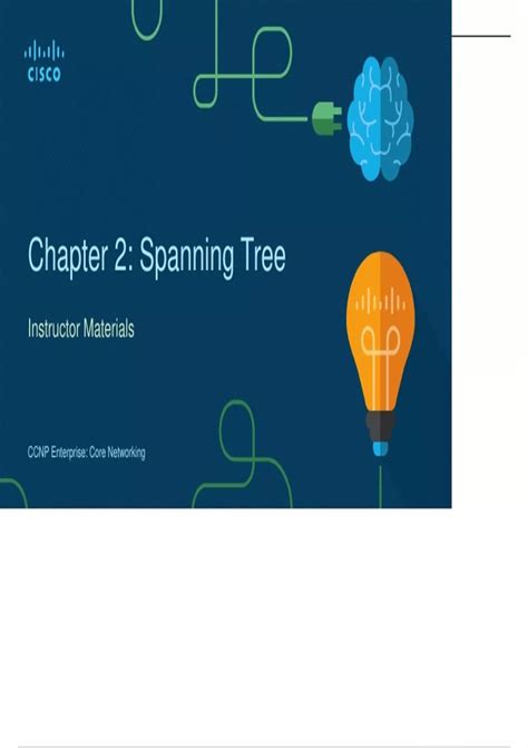 Ccnp Encor Chapter 2 Spanning Tree Protocol Stp Summary Ccnp Encor