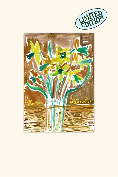 Daffodils Poster Chateau Orlando