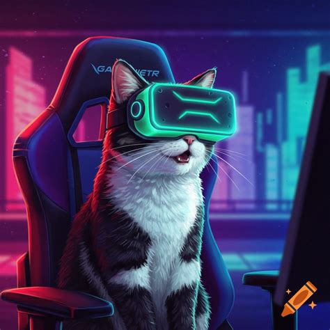 Cat With Headset Logo