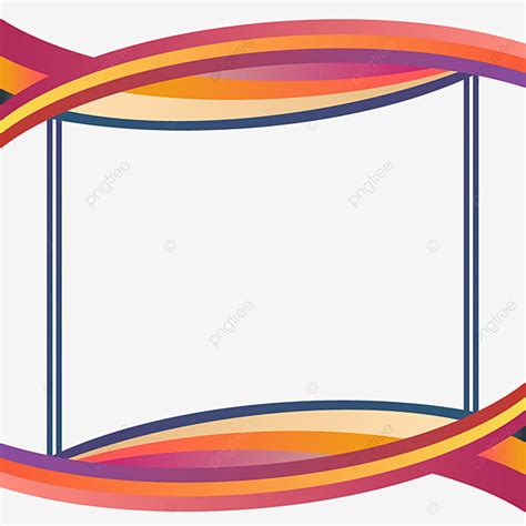 Colorful Border Line Clip Art