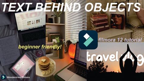 Text Behind Objects In Filmora 12 ♥ Youtube