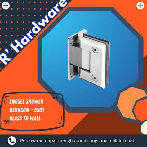 Jual Shower Hinge Dekkson Glass To Wall 5301 Engsel Shower Dekkson